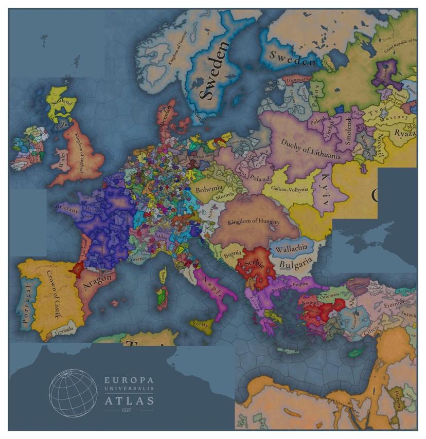 Europa Universalis V Map: Modes, Size and More